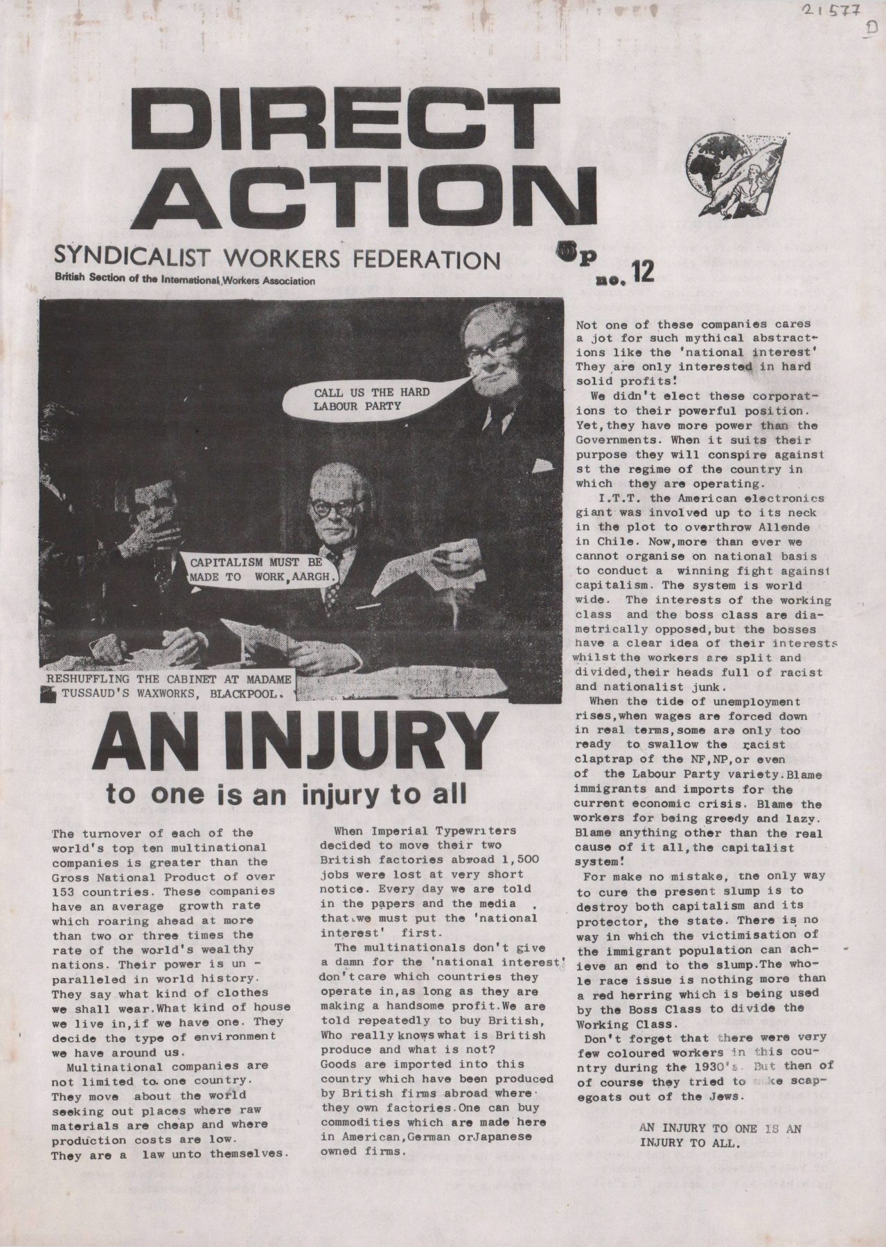 Direct Action (SWF): #12 1976 | libcom.org